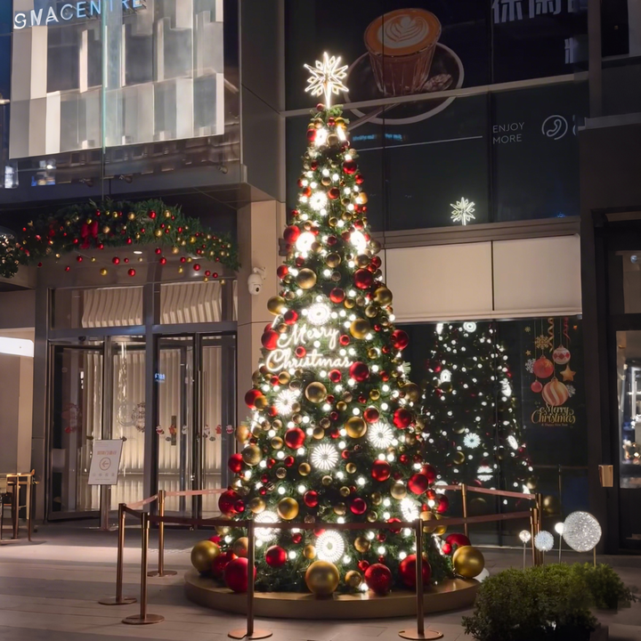Giant Commercial PVC Christmas Tree Outdoor Park Square Decoration ...