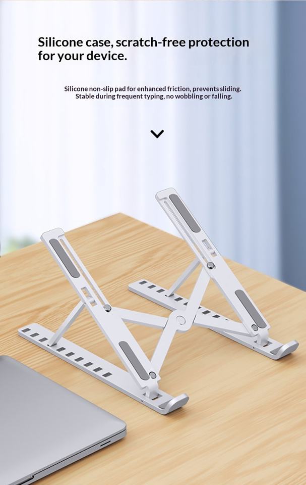 Laptop Bracket Plastic Folding Base Elevated Lifting Heat Dissipation ...