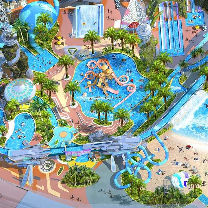 COWBOY Commercial Large Fiberglass Slide Water Park Equipment ...