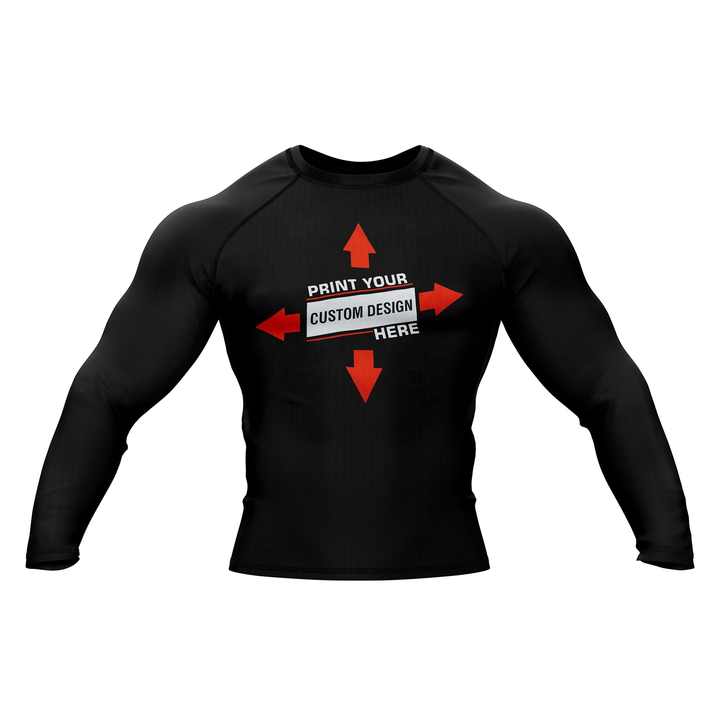 Men Gym Compression Under Base Layer Tops Long Sleeve Quick Dry Sports ...