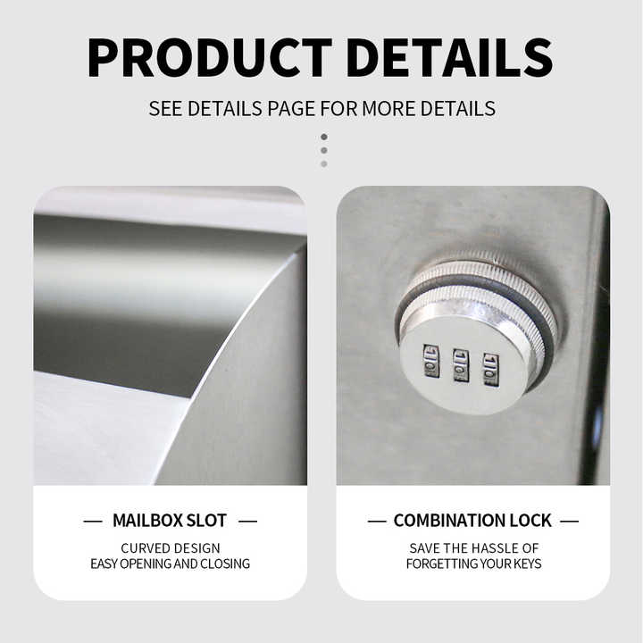 CHNSMILE Custom Outdoor Waterproof Anti-theft Parcel Drop Box Large ...