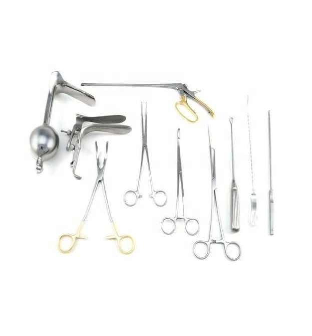 Gynecology Surgical Instruments Set Gynecology and Obsterical Surgery Instrument Sets German ...
