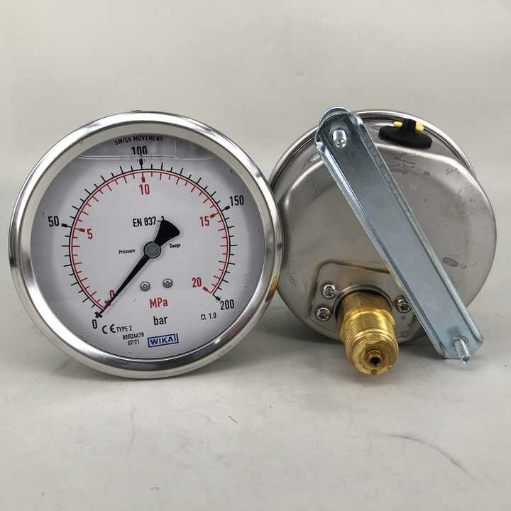 China Made Stainless Steel Pressure Gauge Y40-Y150mm 40-150mm Dial ...