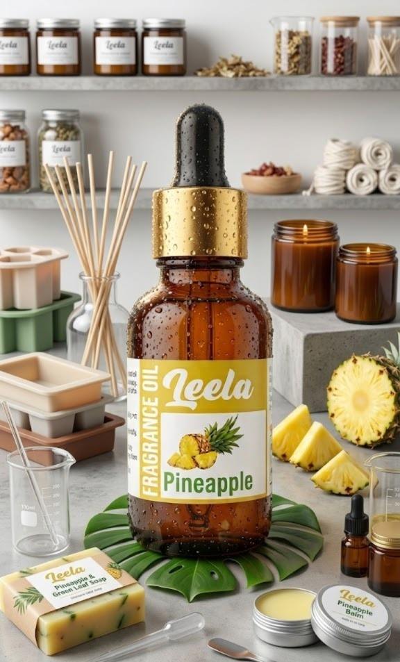 Pineapple Fragrance Oil – Sweet Tropical Fruity Aroma for Candles Soaps ...