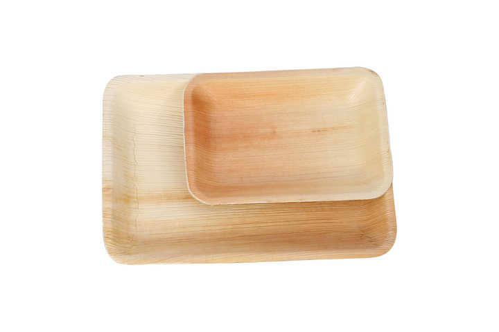 Eco-Friendly 10 x 7 Inch Rectangle Tray Biodegradable and Compostable ...