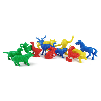 Wild jungle counting and sorting learning animal toys set models for ...