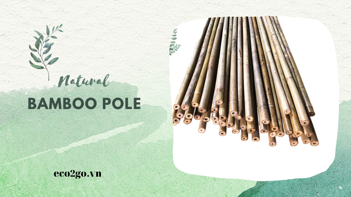 Raw Material Eco2go Bamboo Pole for Construction Natural Fence 10-20 ...