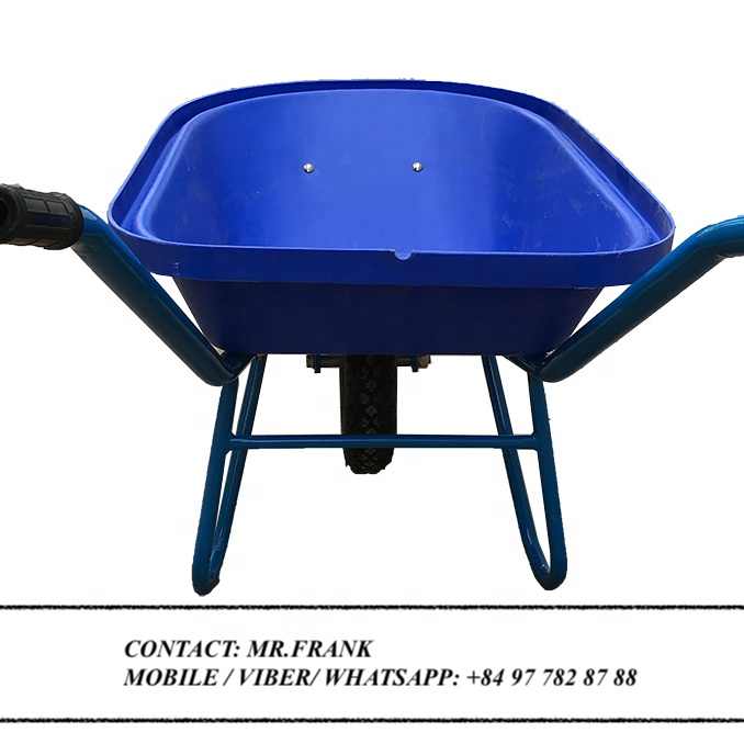 10-Year Warranty 90L/130L Wheelbarrow with Galvanized Powder Coating ...