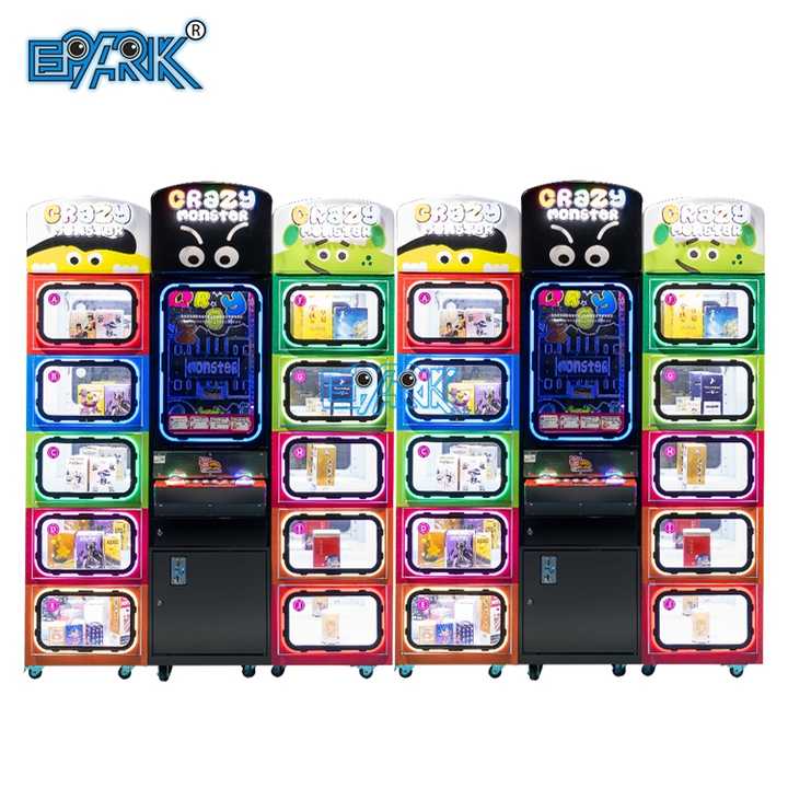 Colorful Crazy Monster Arcade Prize Coin Operated Vending Machine Fun ...