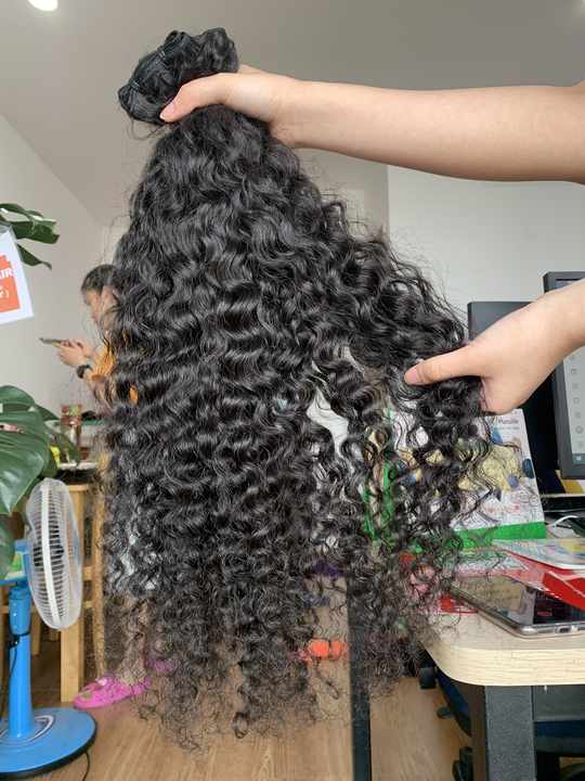Burmese Deep Curly Transparent Lace Closure - Natural Hair