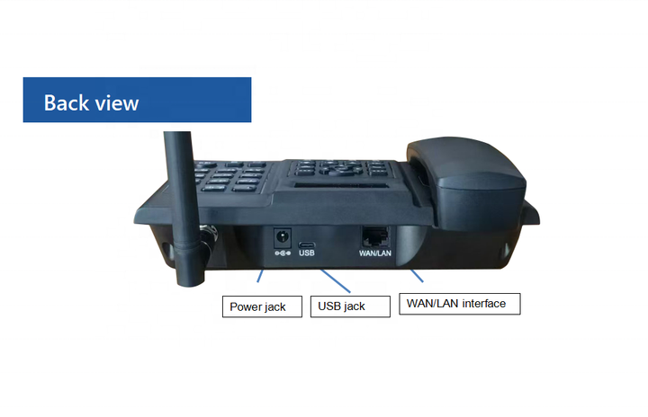 High Quality 4G+SIP VoIP Cordless Telephone MW-75V Desktop Fixed ...