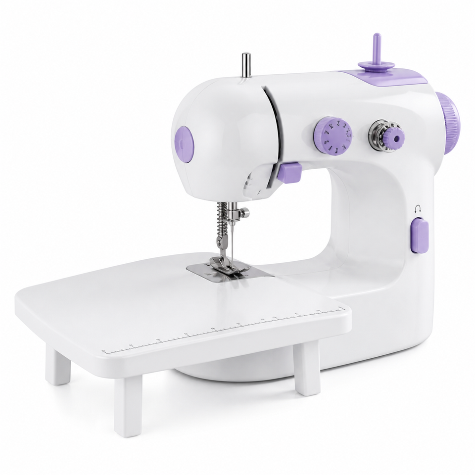 EB China Portable Sewing Machine Bundle with Thread Bobbins Needle Set ...