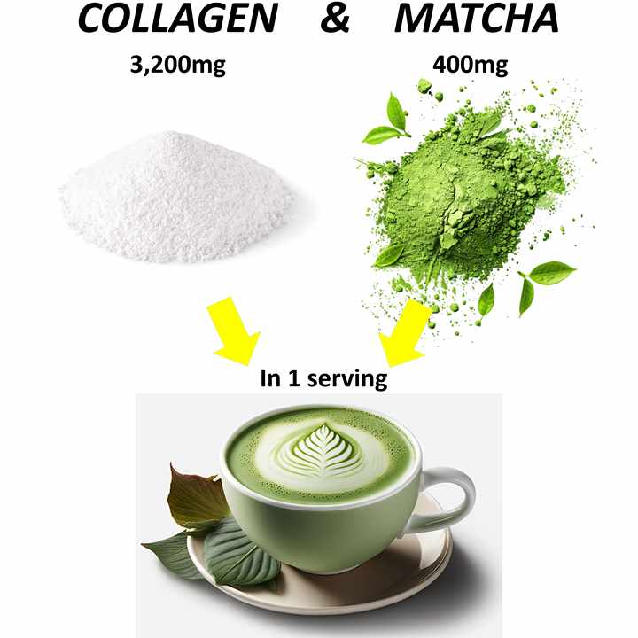 Japan Beauty Functional Beverage Matcha Collagen Latte OEM Available ...