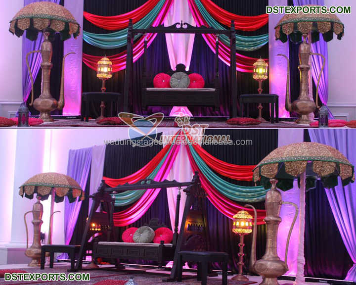 Decorative Food Carts for Mehndi Event Food Stall Decor Rehdi for ...