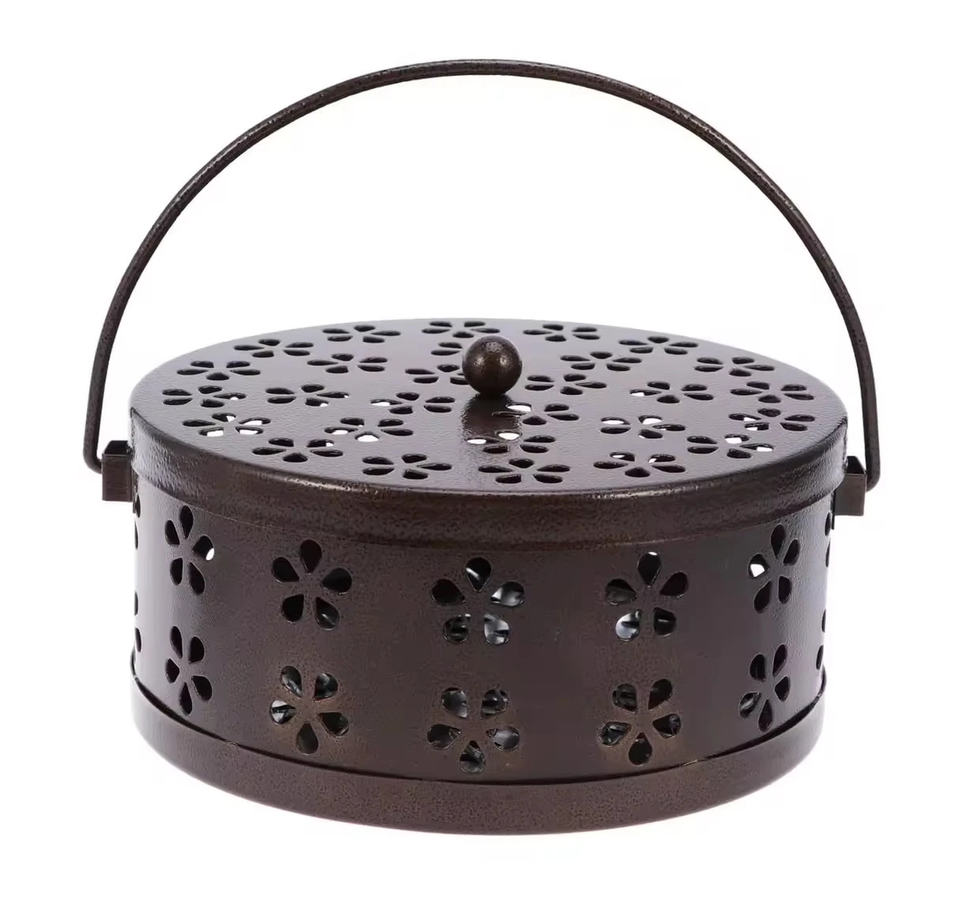 Vintage Metal Incense Burner Stand for Religious Ceremonies, Meditation ...