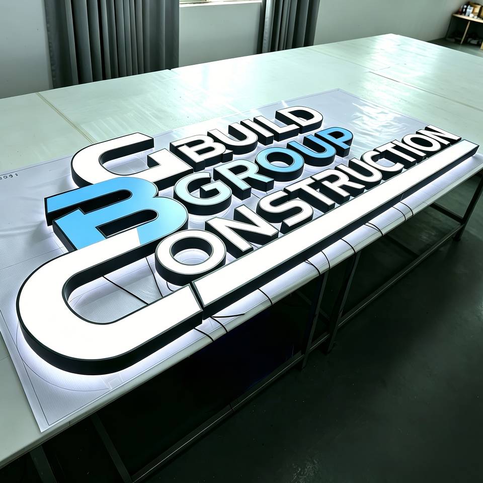 Custom LED Logo Sign 3D Letter Business Outdoor Sign with IP65 ...