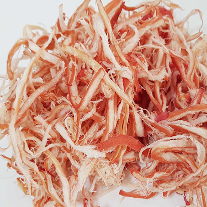 Dried Shredded Red Squid Calamari Snack - Nutritious & Customizable