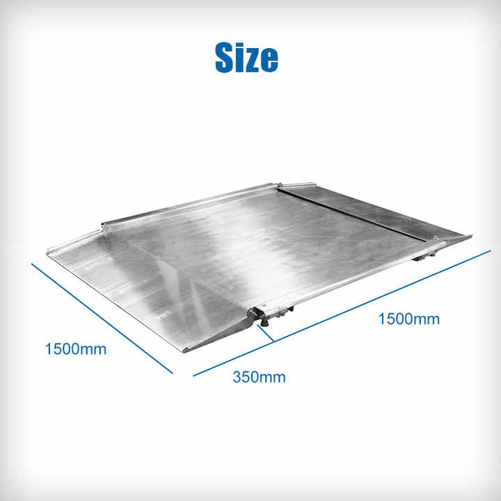 Large Weighing Duty Whitebird Platform Set 300kg Electronic Scales Ramp ...