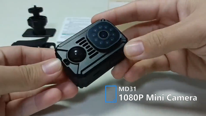 HD 1080P Mini Body Cam with Night Vision & PIR Function