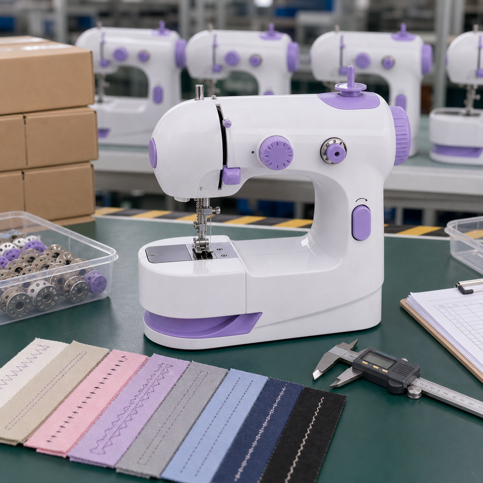 EB China Portable Sewing Machine Bundle with Thread Bobbins Needle Set ...