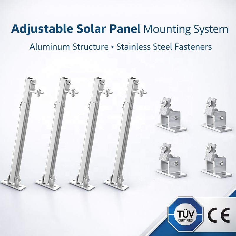 Wanhos Adjustable Solar Panel Tilt Leg Mount Bracket Tilt Mounting ...