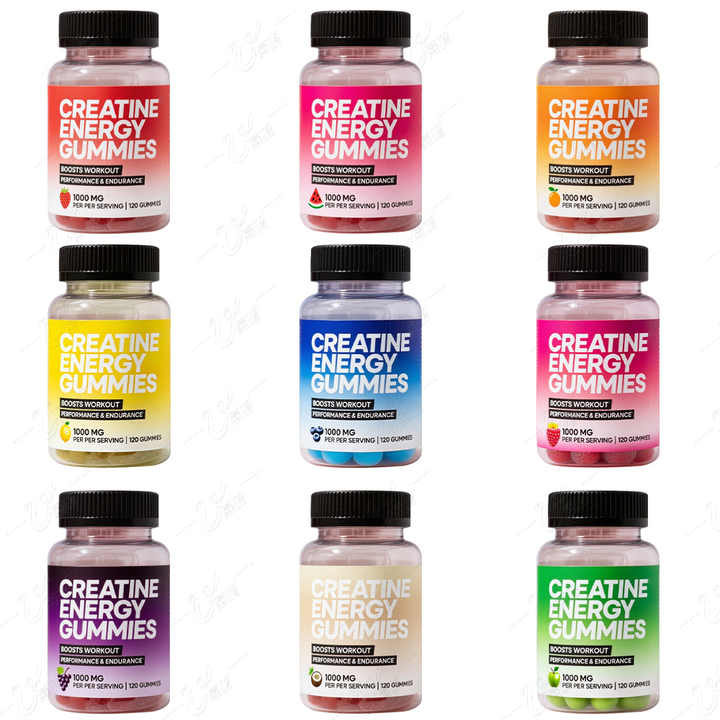OEM ODM Custom Creatine Gummies Multi Flavor Options Private Label ...