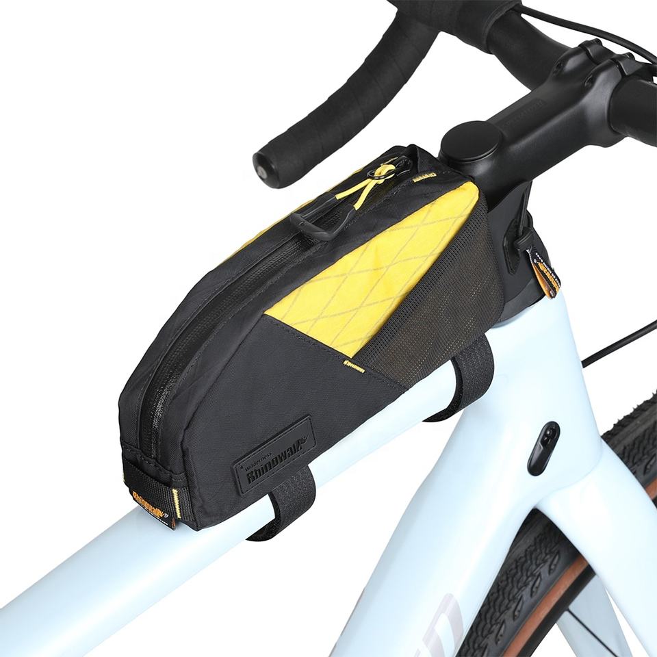 Rhinowalk 1.2L Top Tube Bag - Compact Bikepacking Pack