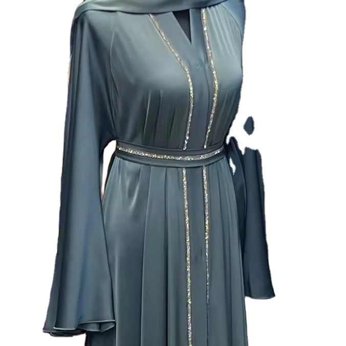 Dubai Abaya Beautiful Black Colour Muslim Traditional Abaya Hand Work ...