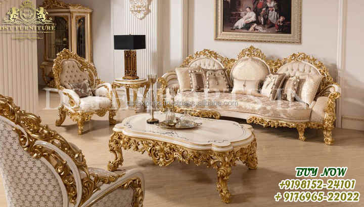 Perfect Classic Theme European Living Room Furniture Set