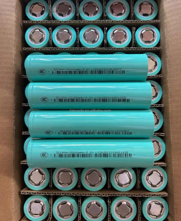 15Ah 32140 LiFePO4 Lithium Battery Cell | Cylindrical 3.2V Rechargeable ...