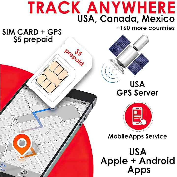 Yabby 5G GPS GNSS Tracker GPS Cards Compatible with IOS Android ...