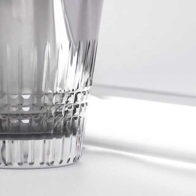 Japanese Artisan's Handiwork Titanium Coating Kiriko Glass Mug by ...