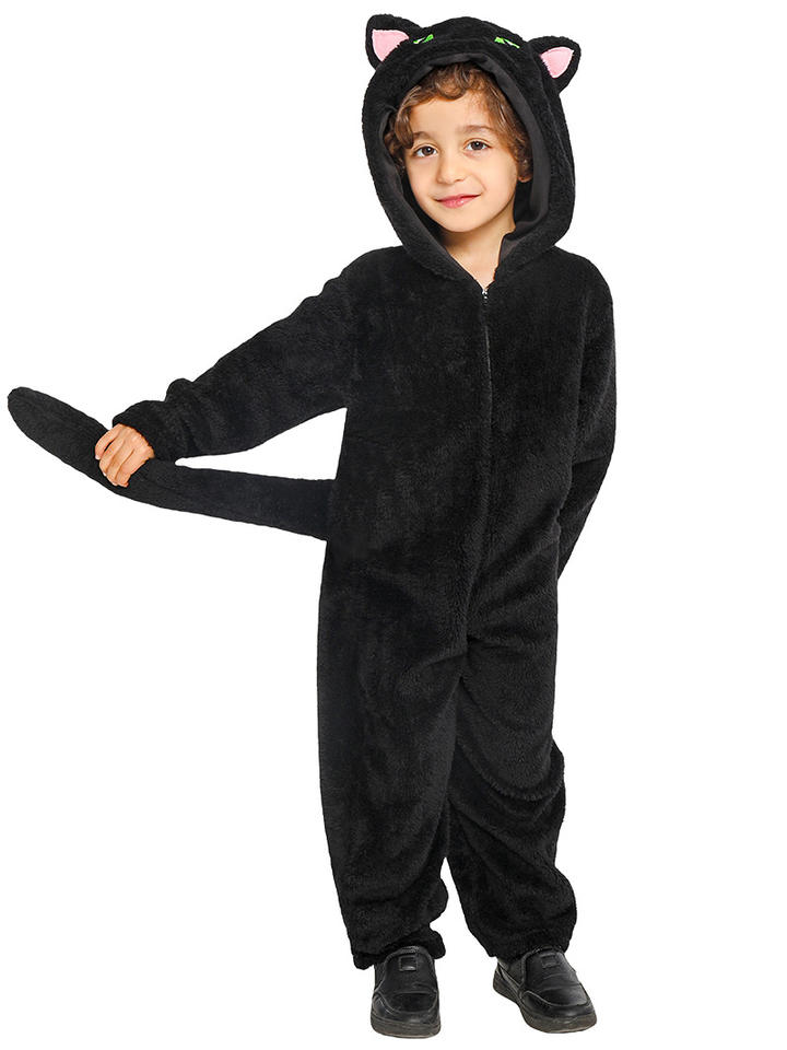 Baige Kids Black Cat Costume Halloween Cosplay Outfit Kindergarten ...