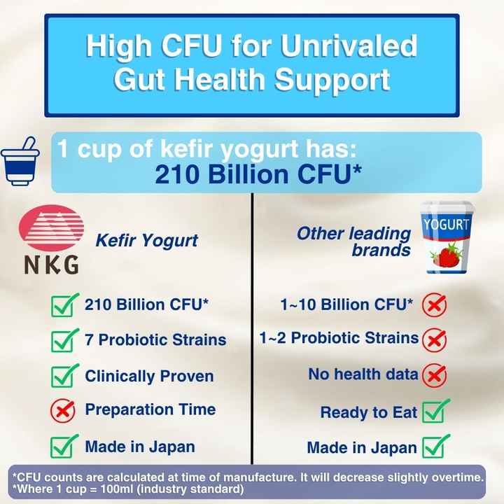 Original Japan Kefir Starter Yogurt Immune and Digestive Support Food ...
