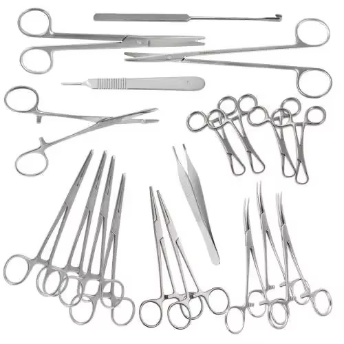 Premium Quality 28 Pcs Obstetrics & Gynecology Surgical Instrument Set ...