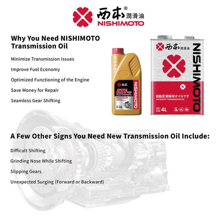 Hybrid Fully Synthetic Automatic Transmission Fluid Specialized ATF for ...