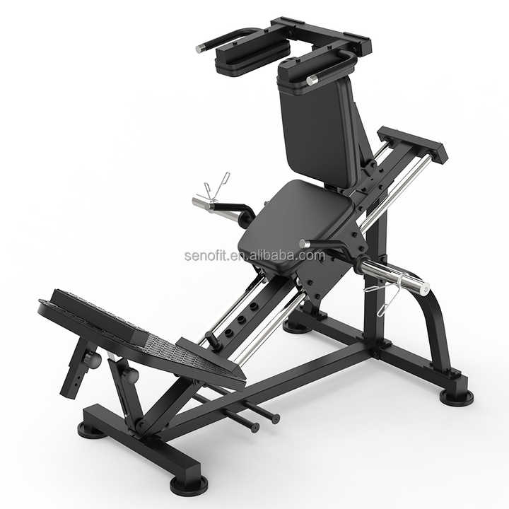 SENAOFIT Leg Press & Calf Raise Machine - Compact & Versatile