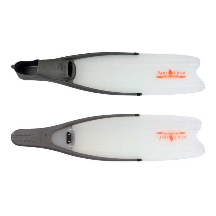 Aqua Gear Long Removable Blade Scuba Diving Fins - Adult