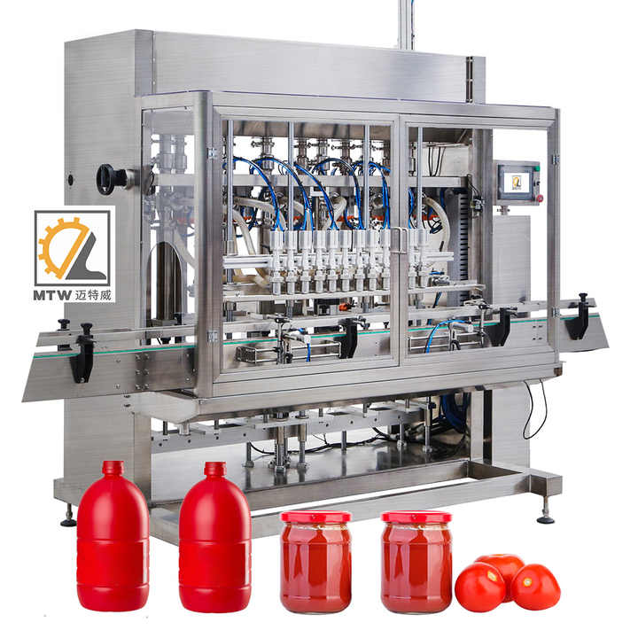 MTW Automatic Thick Hot Chili Sauce Ketchup Filling Machine