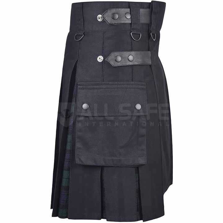 OEM Men's Custom Utility Kilt with Personalized Logo Embroidery Hybrid ...