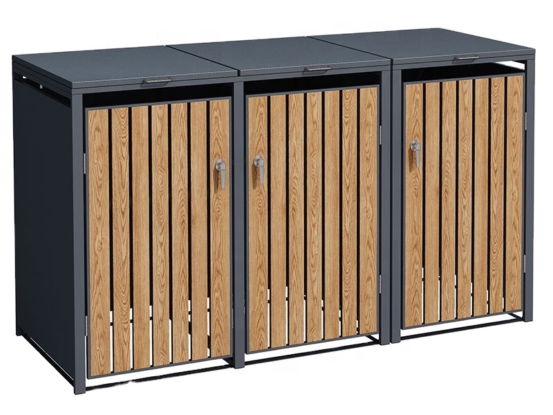 Efficient Waste Management with Durable wooden wheelie bin covers Solutions