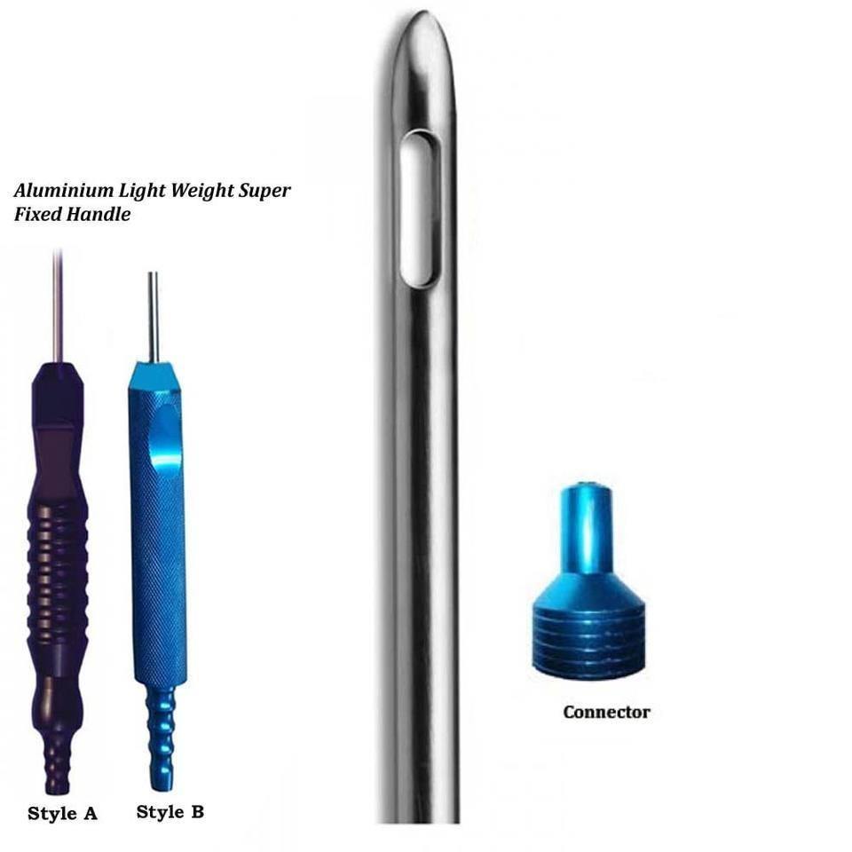 High Quality Cobra Tip Liposuction Fat Grafting Cannula Set Manual ...