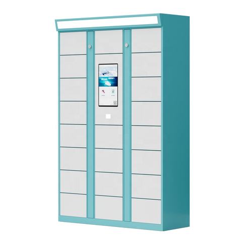 7/24 hours metal waterproof airport smart parcel locker Credit card ...