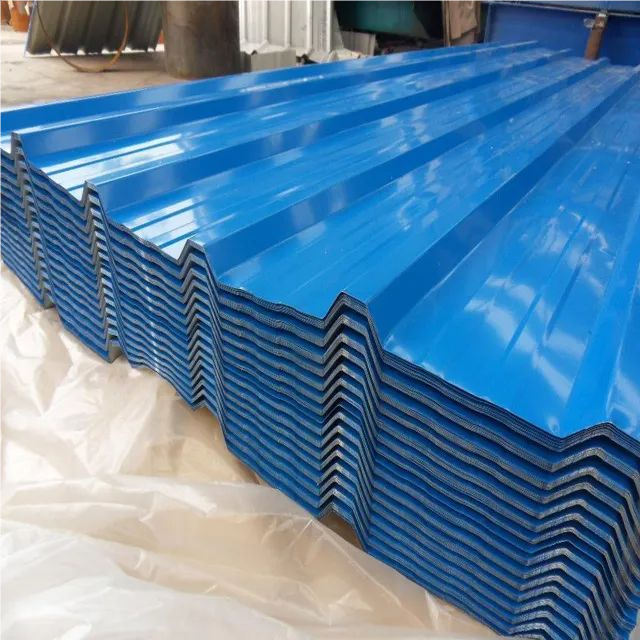 RAL Color Coated SGCC Grade Corrugated Sheets Galvanized/PPGI Wave ...