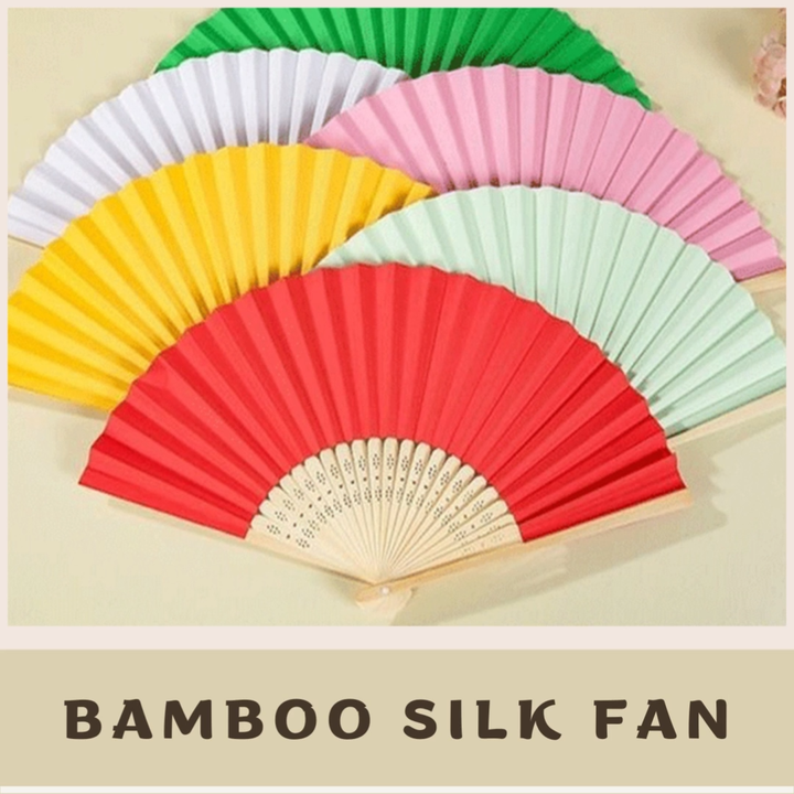 Bamboo Silk Fans - Eco-Friendly Hand Fans from Vietnam