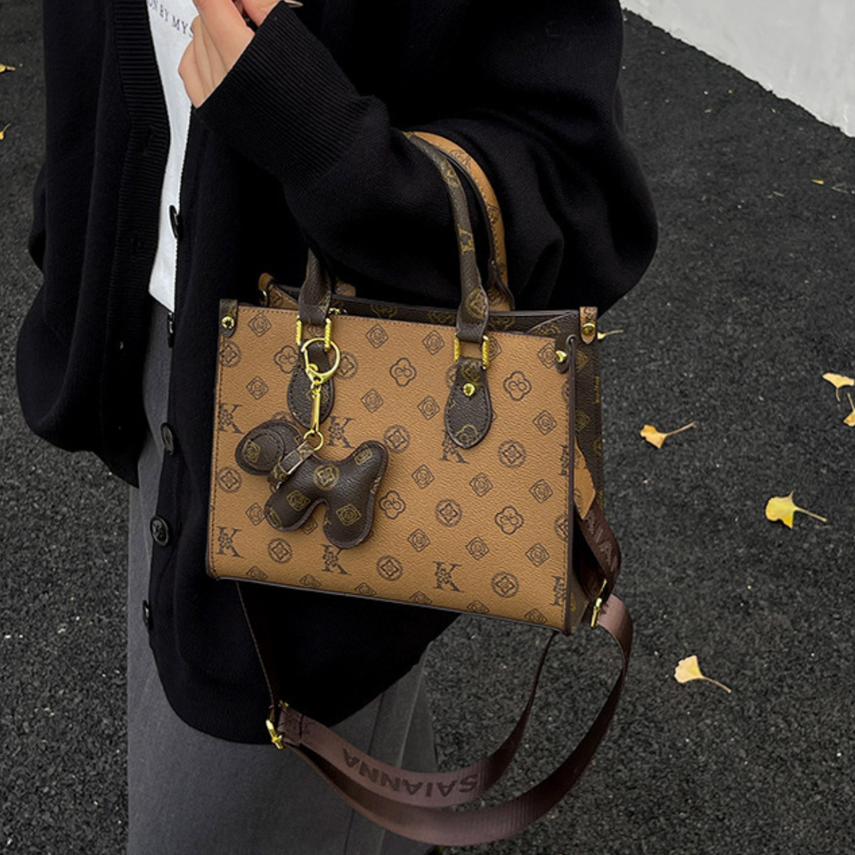 Ly Letter Pattern Square Handbag High End Luxury Designer Crossbody Bag ...