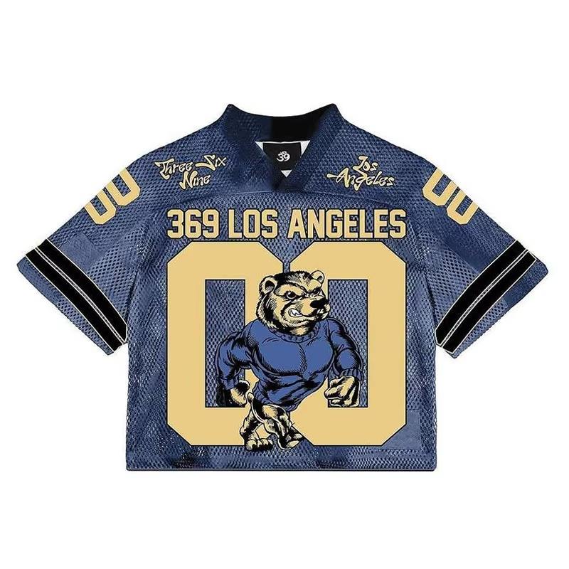 Factory Custom Men's Retro Soccer Jersey Oversized Breathable V-neck ...