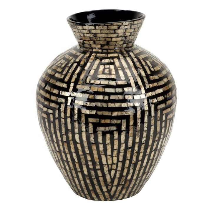 High End Quality Mother of Pearl Inlay Vases for Home Decor