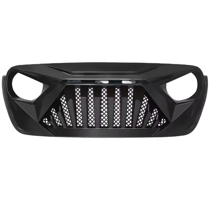 Abs Front Bumper Grille Gloss Black,Car Grille For 2018-2022 Jeep ...