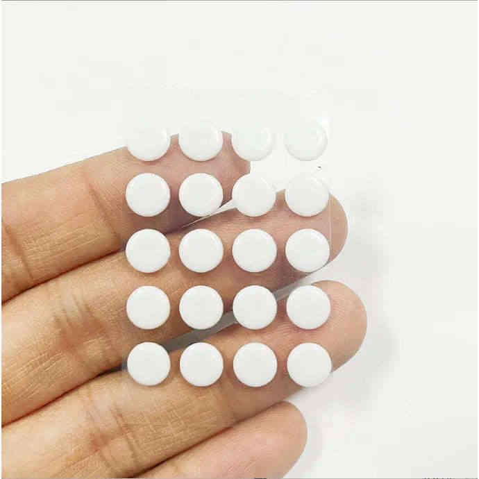 Small Round Dot Glass PTFE Mouse Skates DIY Mice Glide Feet ICE Control ...